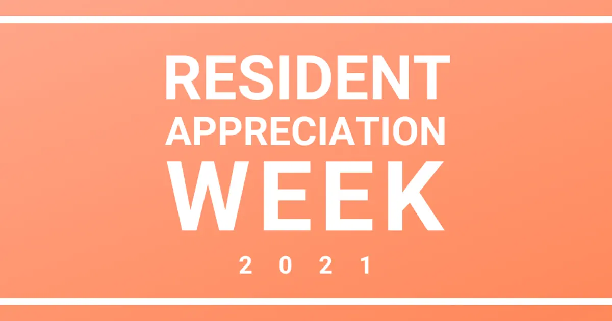 Resident Appreciation Week 2021