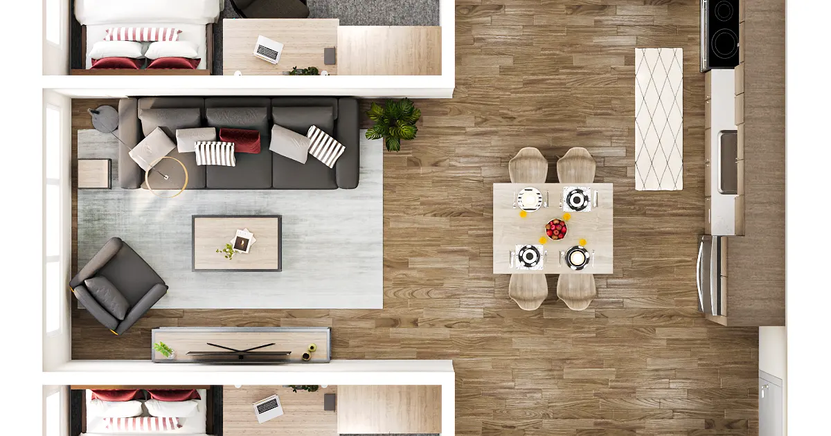 Unit 1135 - 4BR/2BA - D1 | Vantage