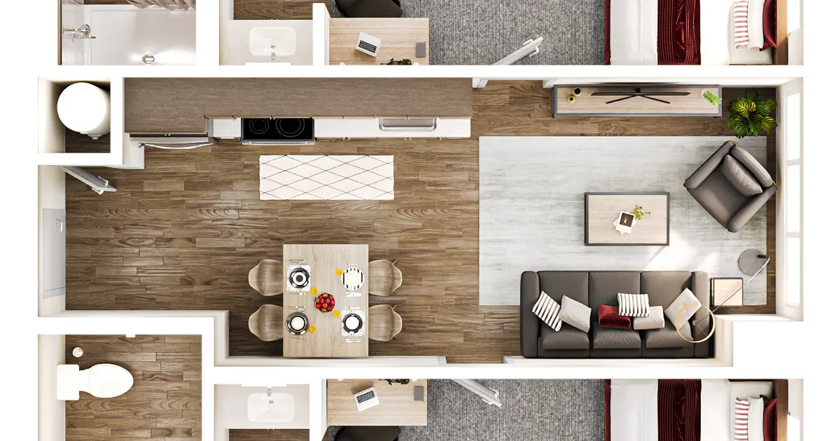 Unit 0532 - 2BR/2BA - E3 | Vantage